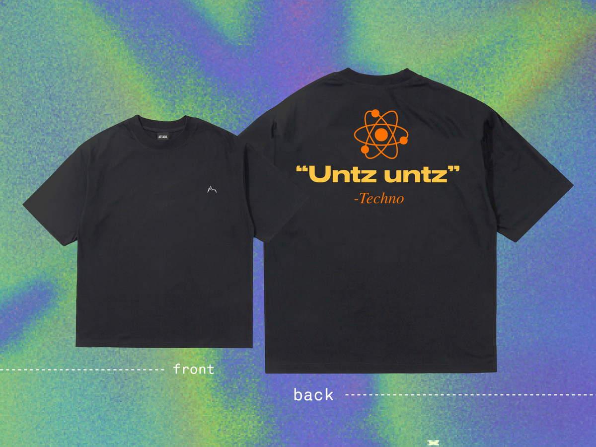 Untz Untz - Big Back Print T-shirt – Attack Magazine